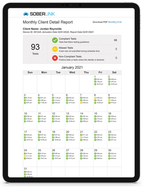 Alcohol Monitoring Technology: From Device to Reporting