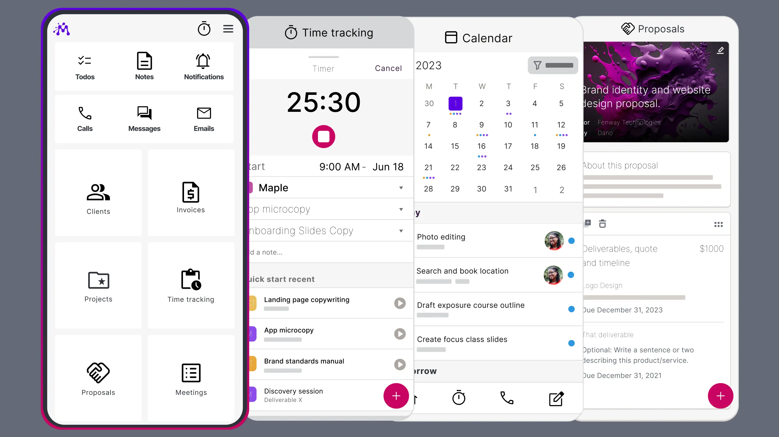 Moxie | Built for freelancers