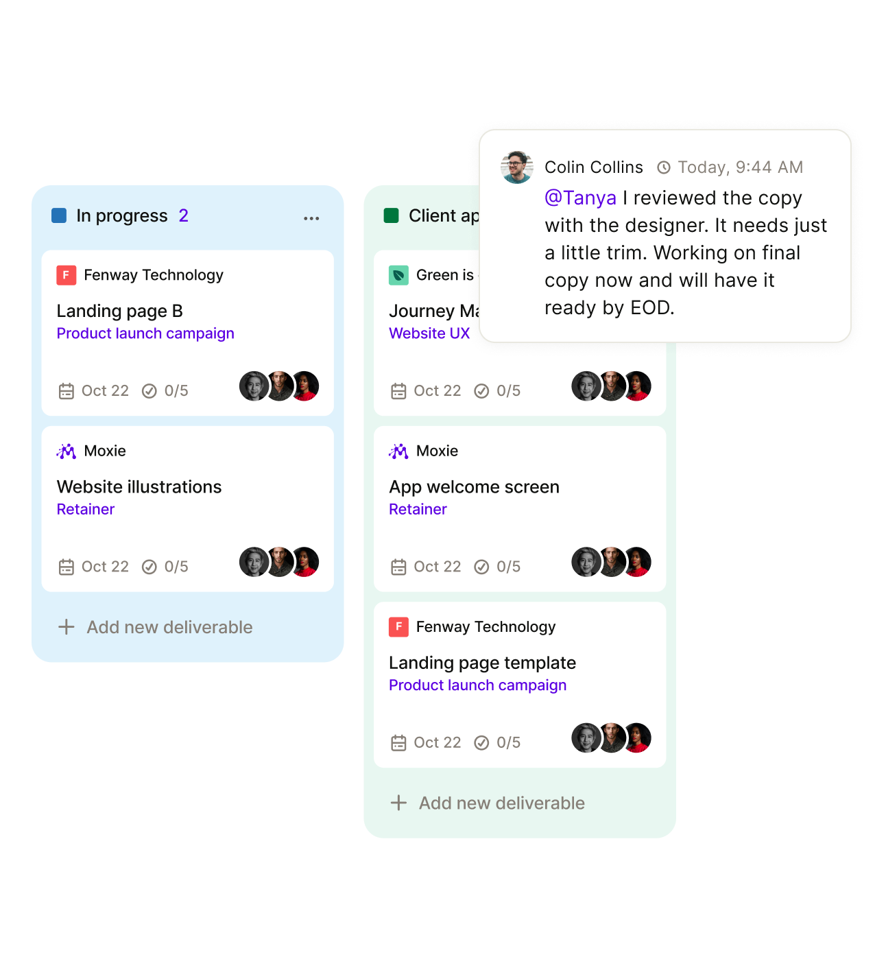 All Your Freelance Collaboration In One Place | Moxie