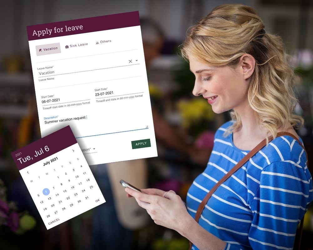 Leave planner for employees and staff - LessAdmin