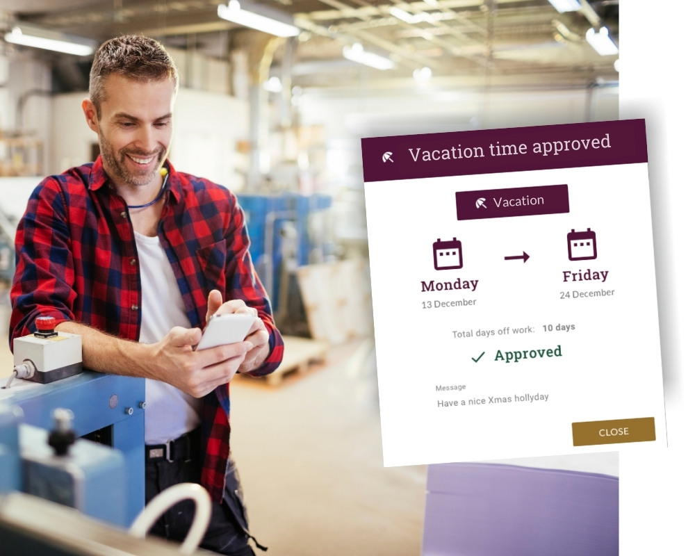 Leave planner for employees and staff - LessAdmin