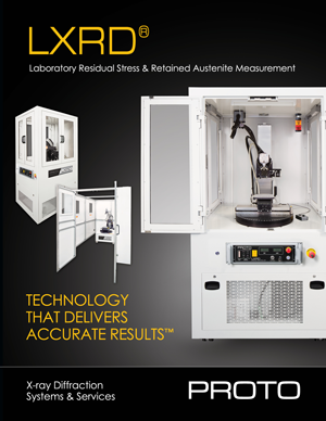 LXRD Laboratory Residual Stress Measurement Systems | Proto XRD