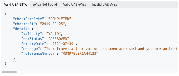 Get eVisa and eTA status at check-in | sherpa°