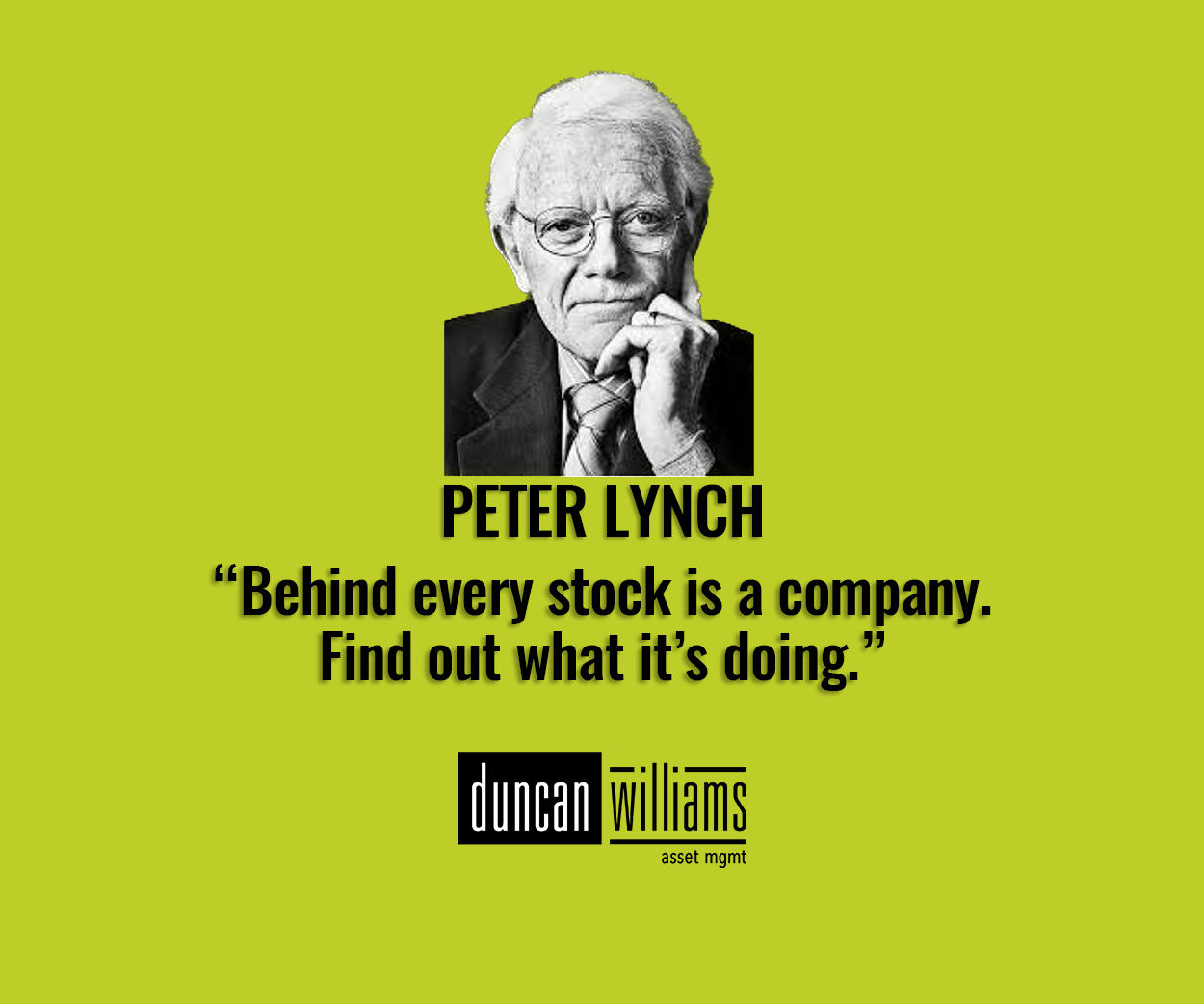 “Behind every stock is a company. Find out what it’s doing.” | Blog ...