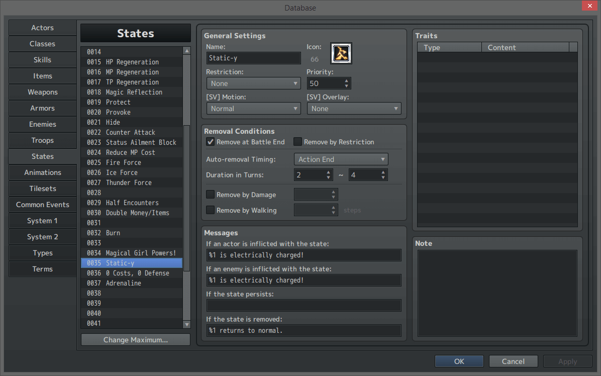 Using States with Skills in Battles | The Official RPG Maker Blog