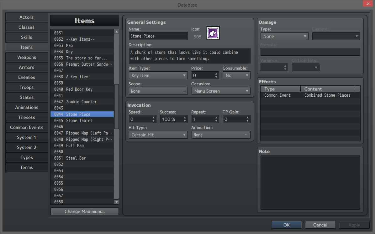 Combining Items to Make New Items! | The Official RPG Maker Blog