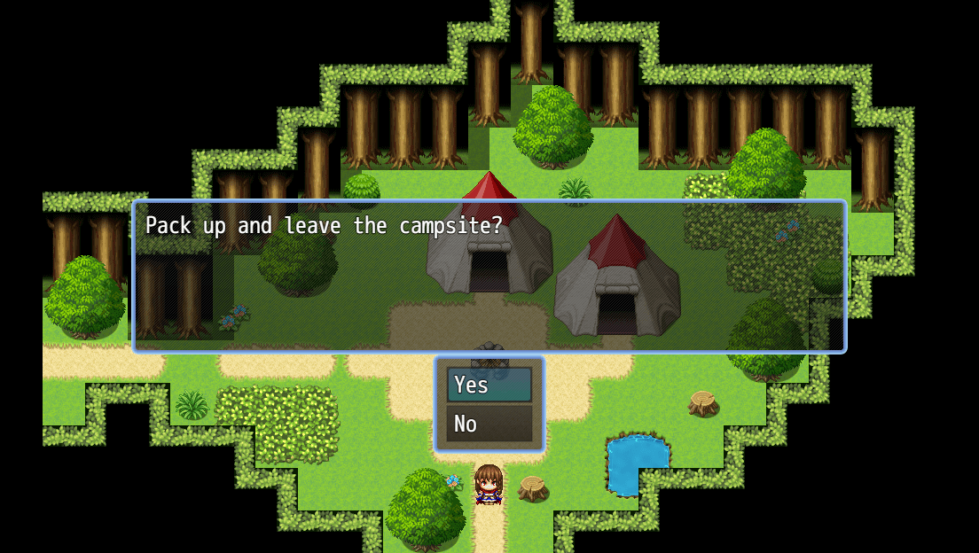There and Back Again: Making Camp with an Item | The Official RPG Maker ...