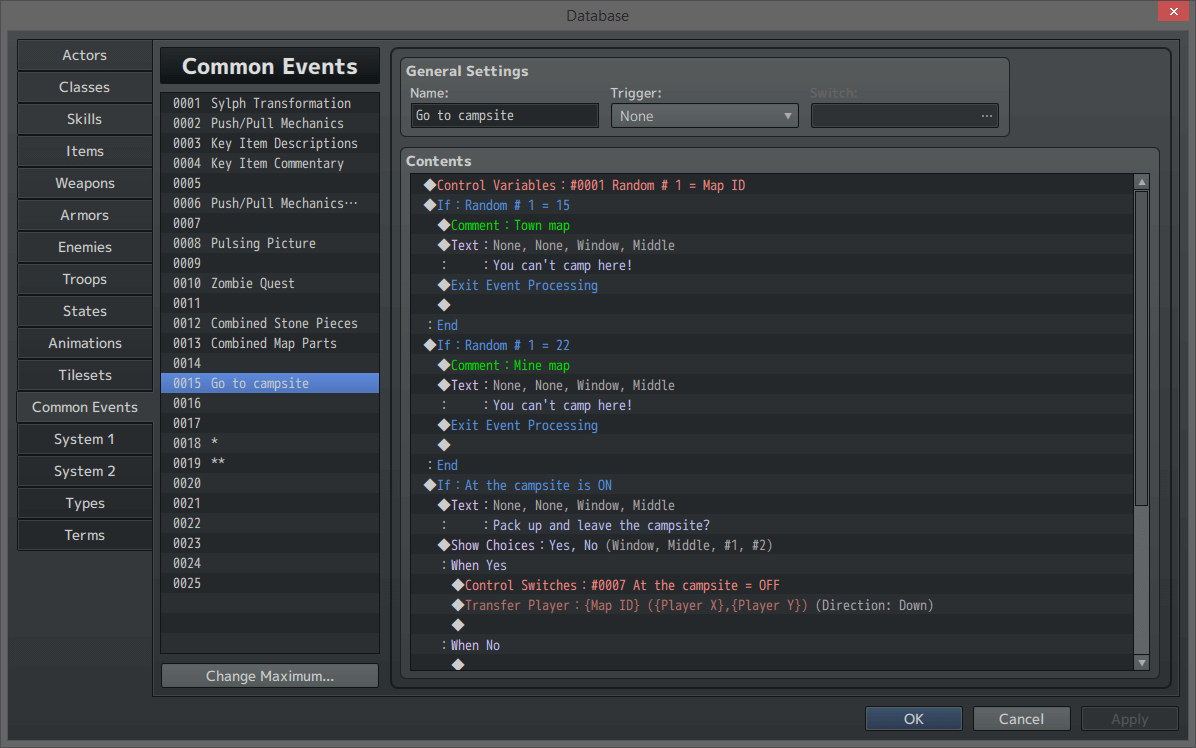 There and Back Again: Making Camp with an Item | The Official RPG Maker ...