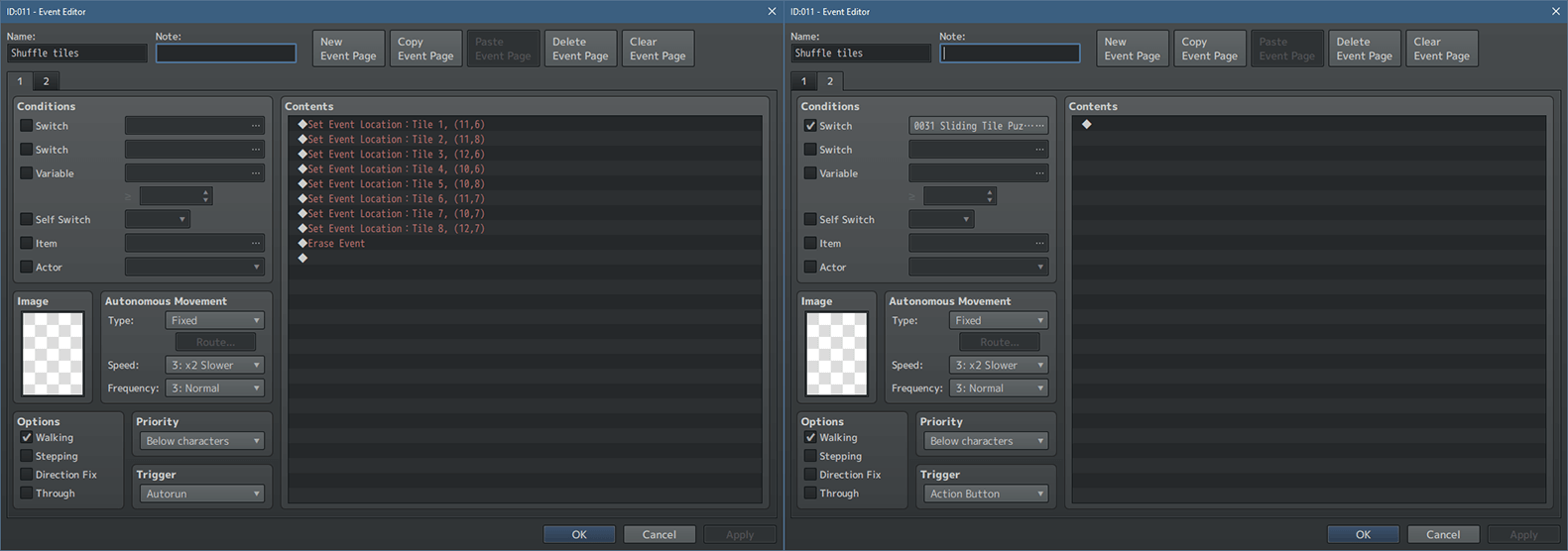 Eventing a Sliding Tile Puzzle | The Official RPG Maker Blog