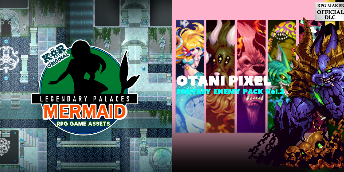 New Releases: KR Legendary Palaces - Mermaid Tileset, Otani Pixel ...