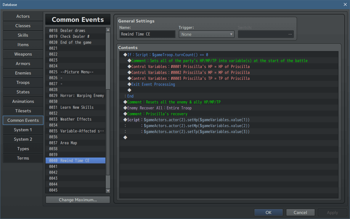 Creating a Rewind Time Skill | The Official RPG Maker Blog