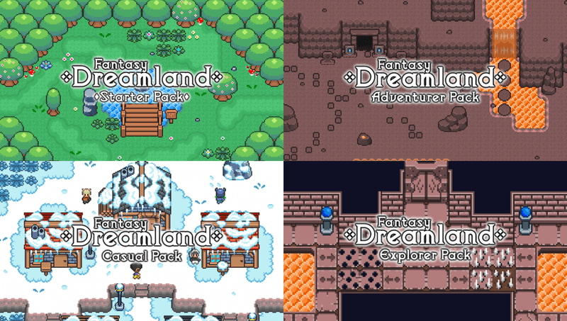 New Releases: 4 Fantasy Dreamland Packs! | The Official RPG Maker Blog