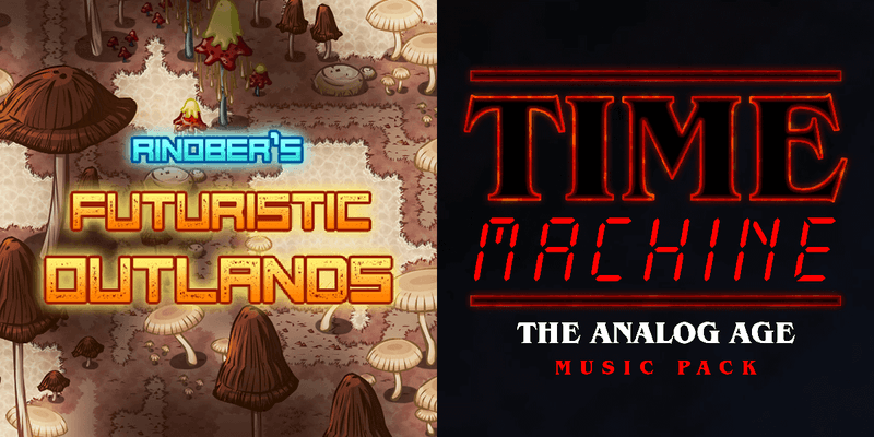 New Releases: Rinobers Futuristic Outlands, Time Machine - The Analog Age Music Pack | The ...