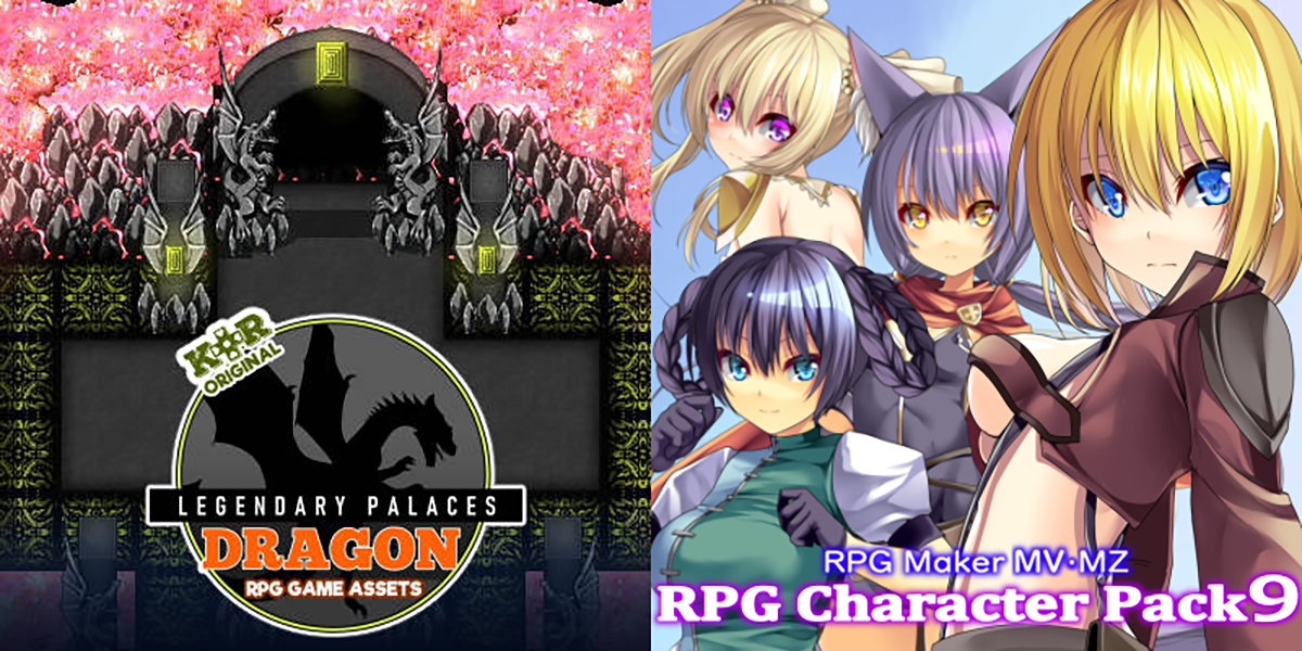 New Releases: KR Legendary Palace - Dragon Tileset, RPG Character Pack 9 | The Official RPG ...