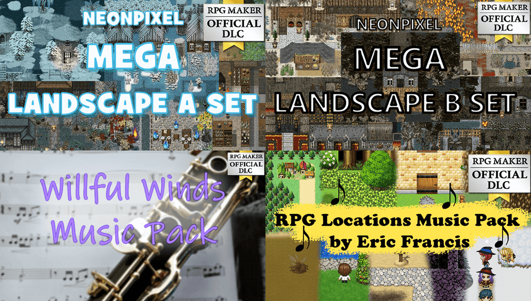 New Releases: NEONPIXEL Mega Landscape A & B set, Willful Wind Music ...