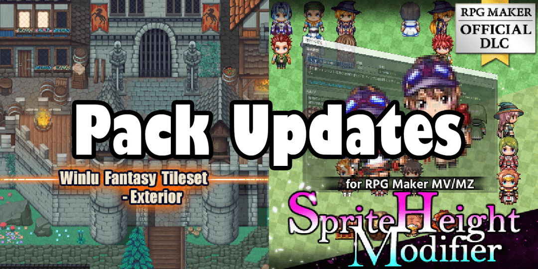 Pack Updates: Winlu Fantasy Tileset - Exterior, Sprite Height Modifier ...