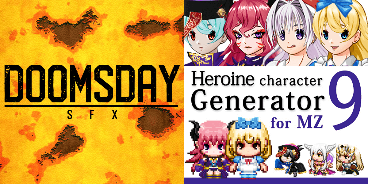 New Releases: Doomsday SFX, Heroine Character Generator 9 for MZ | The Official RPG Maker Blog
