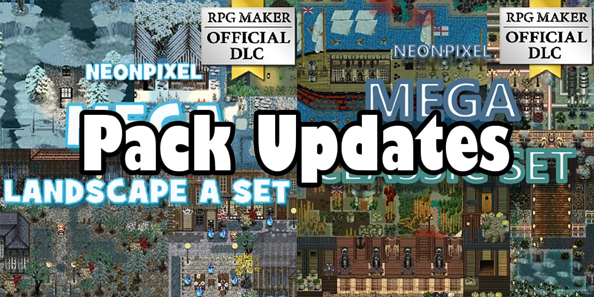 Pack Updates: NEONPIXEL: Mega Landscape A & B, NEONPIXEL: Mega Classic ...