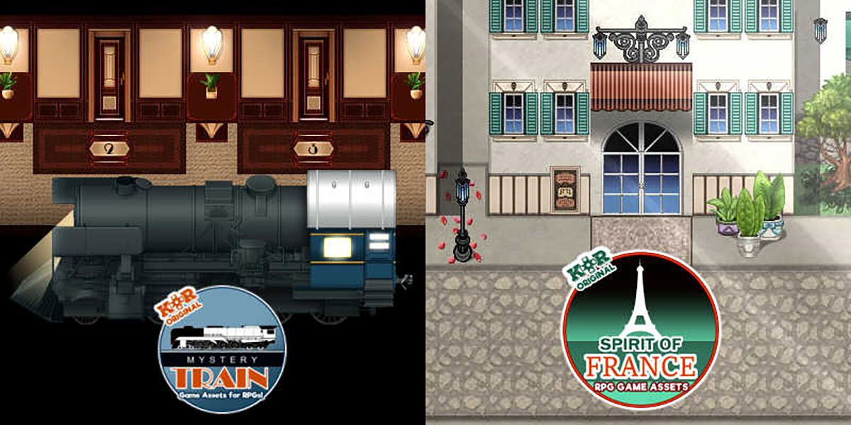 New Releases: KR Mystery Train Tileset, KR Spirit of France Tileset ...