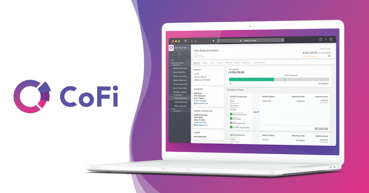 CoFi · The Way Construction Finance Should Be