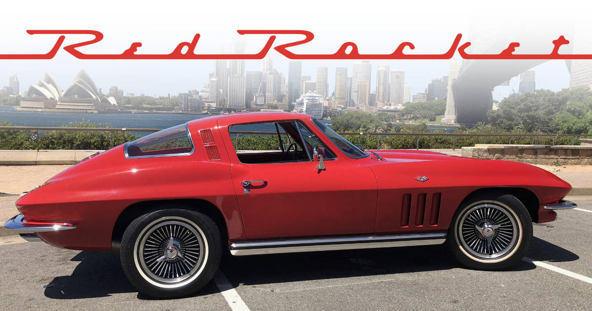 The Red Rocket – 65 Corvette Sting Ray Coupe