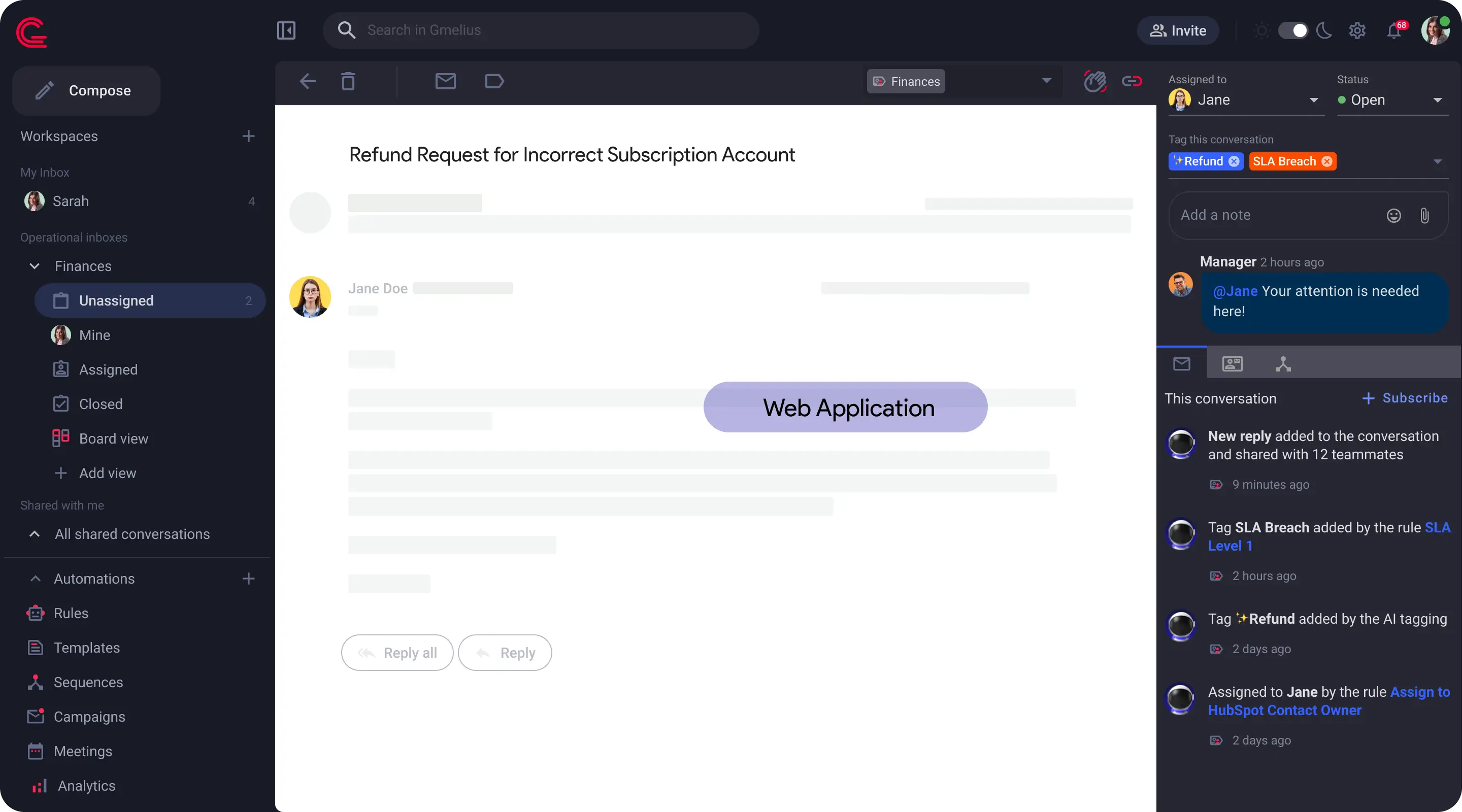 Business Process Automation & Email Collaboration for Gmail | Gmelius
