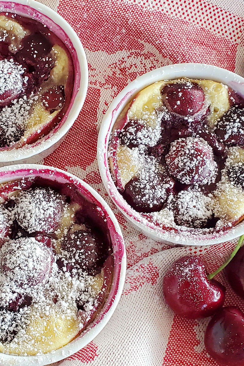 Cookbook - Mini Cherry Clafoutis