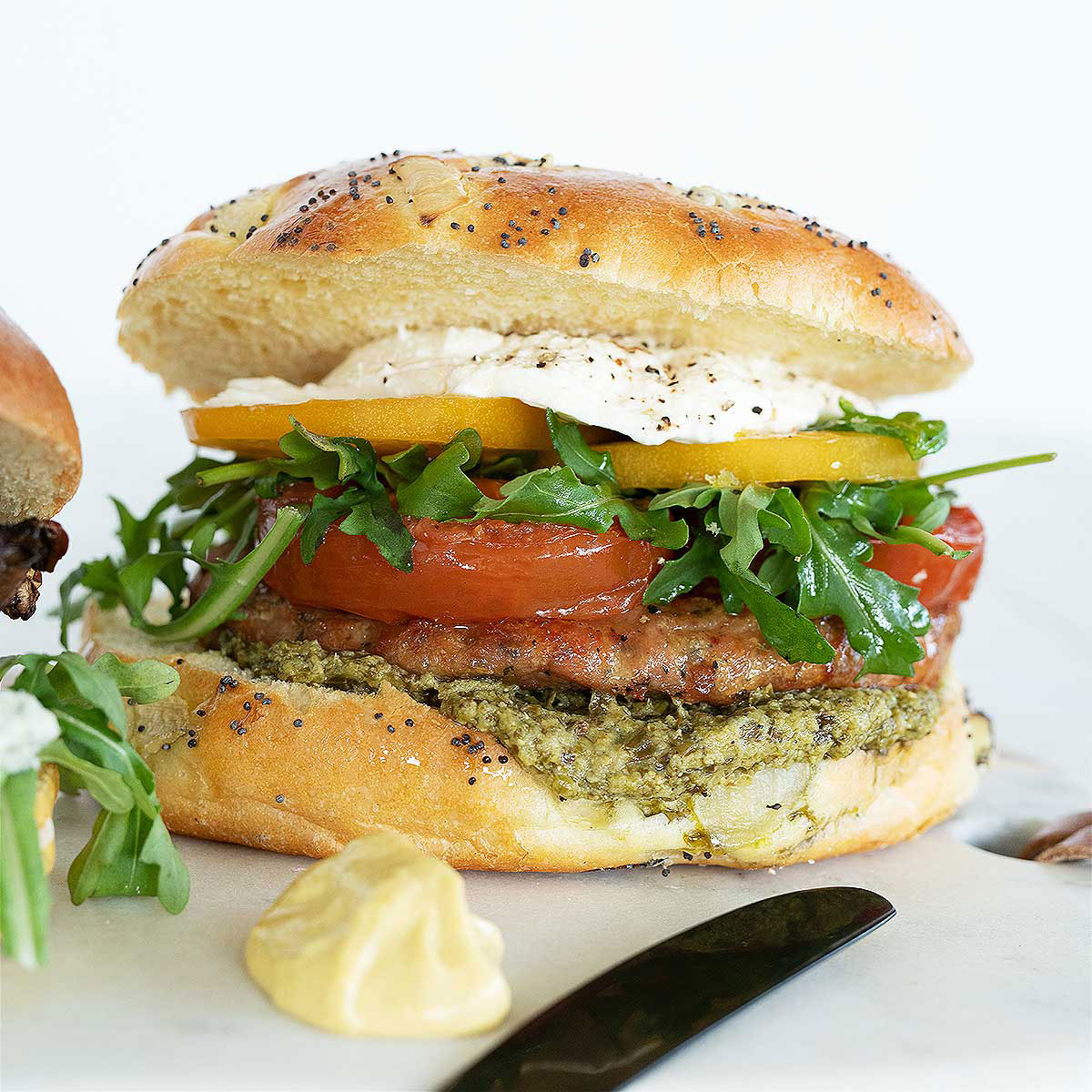 Cookbook - Chicken Caprese Burger