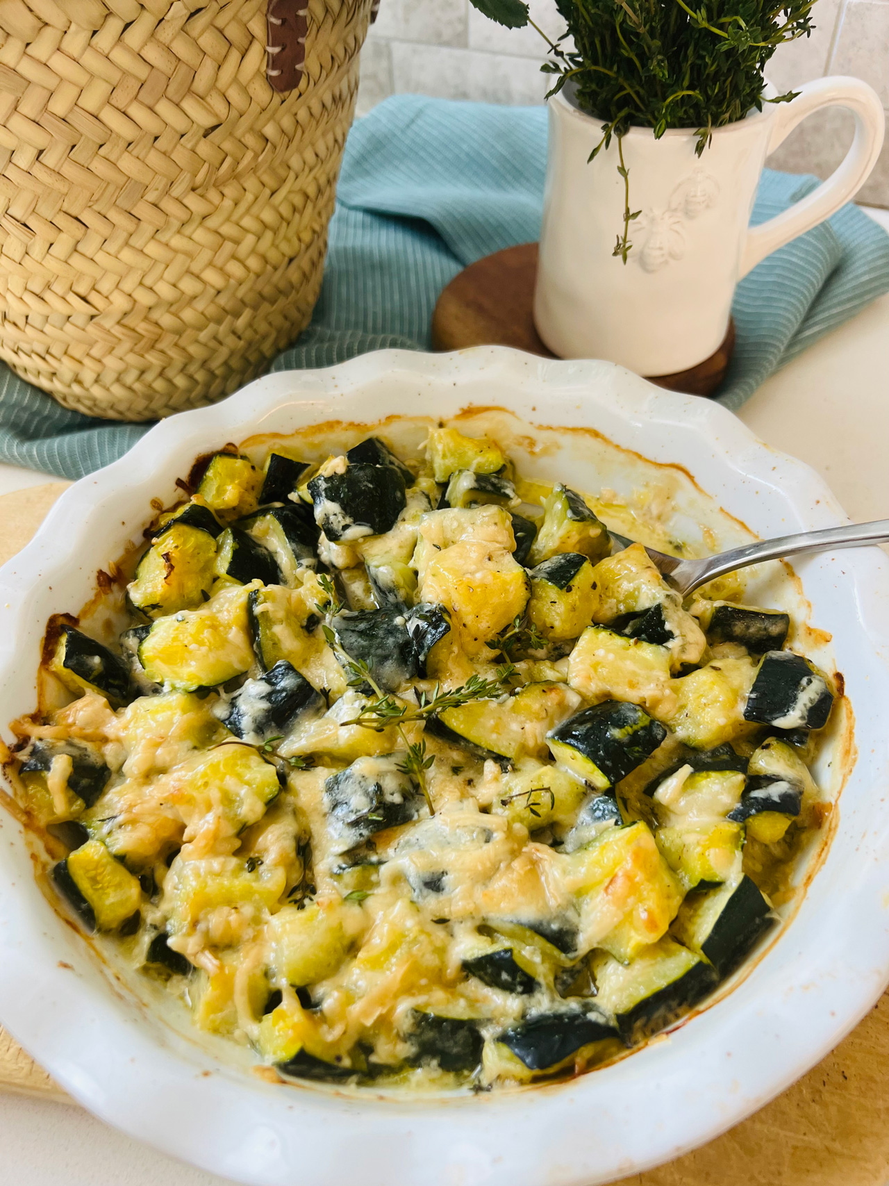 Cookbook - Zucchini (Courgette) Tian with Gruyère