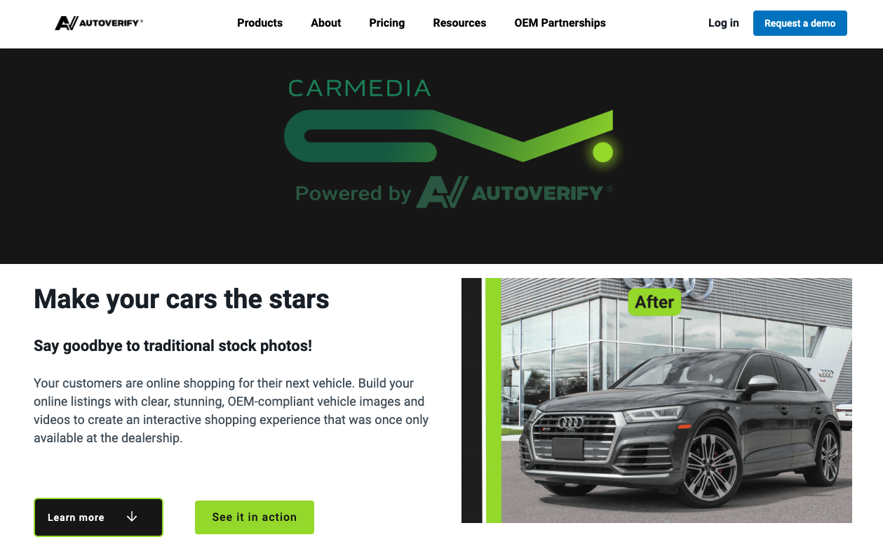 Car Media digital merchandising | Powered by AutoVerify