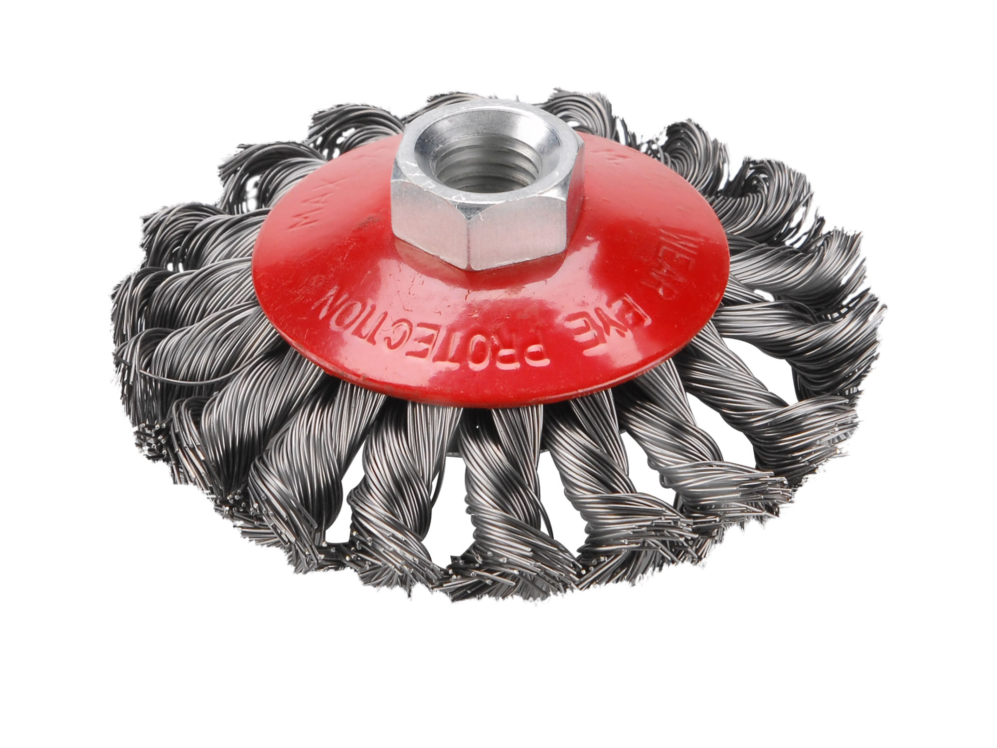 Bevel Brush Twisted Wire, 100mm Dia