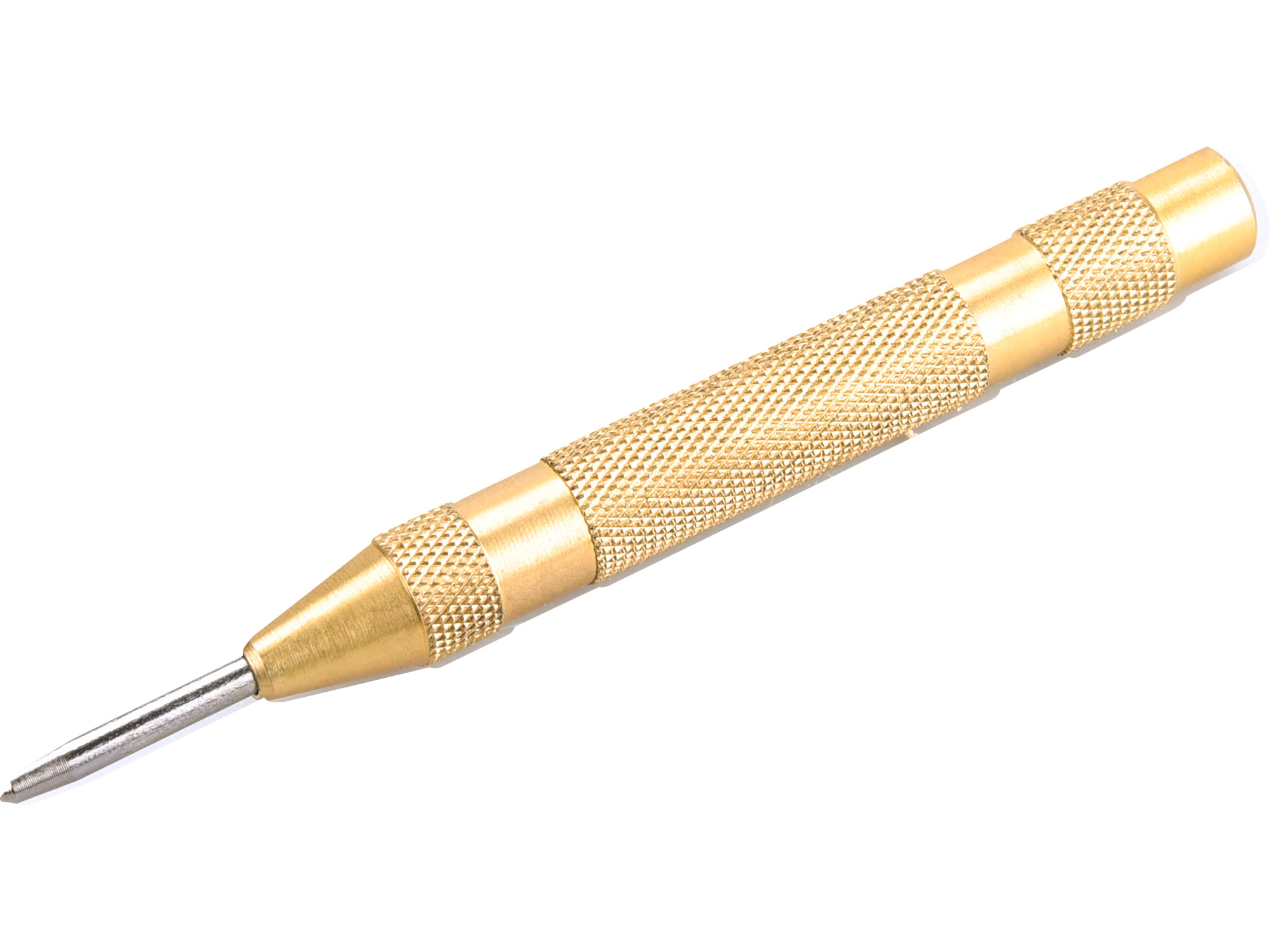 Automatic Center Punch, CrV steel tip, Brass Body, Tip diameter 3.2mm