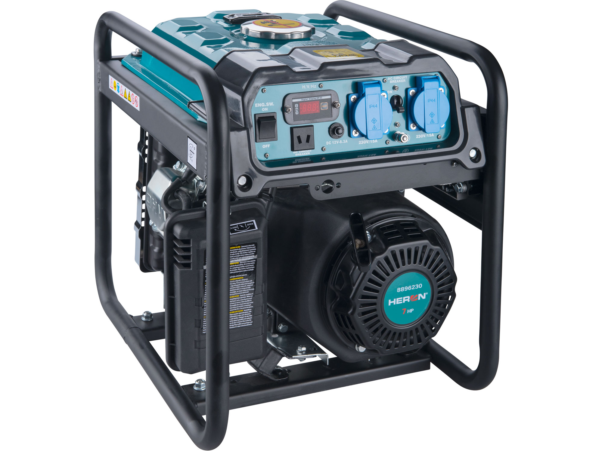 Digital Inverter, 7hp, 3.7kW Petrol Generator