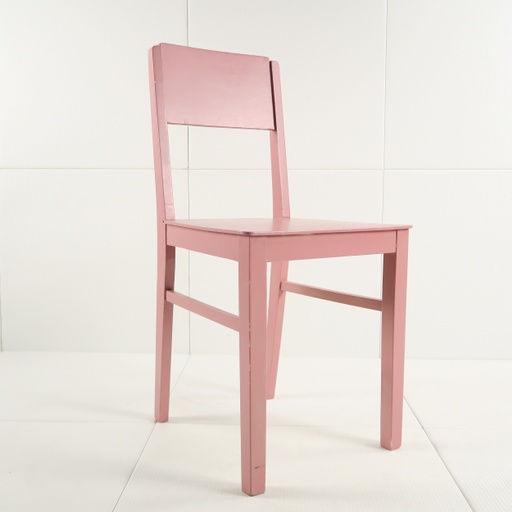 chaise en bois rose — Hauteur 94 cm Longueur 38 cm Profondeur 48 cm ...