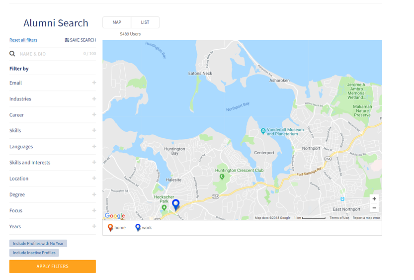 About the Alumni Directory, Map & Lists | 360Alumni Resources