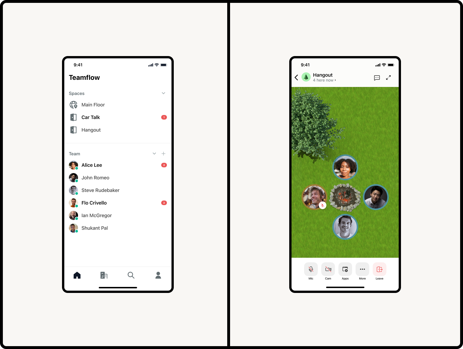 Virtual Office Coworking Software | Download the Teamflow App