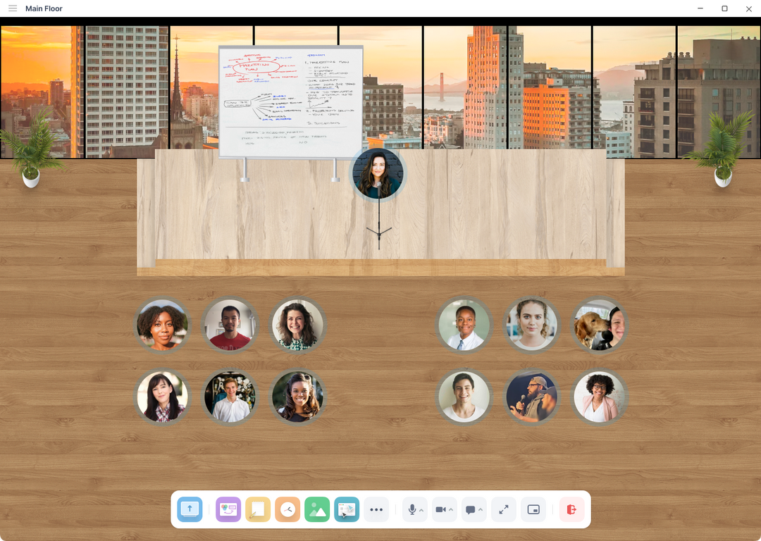 Virtual Office Coworking Software | Download the Teamflow App