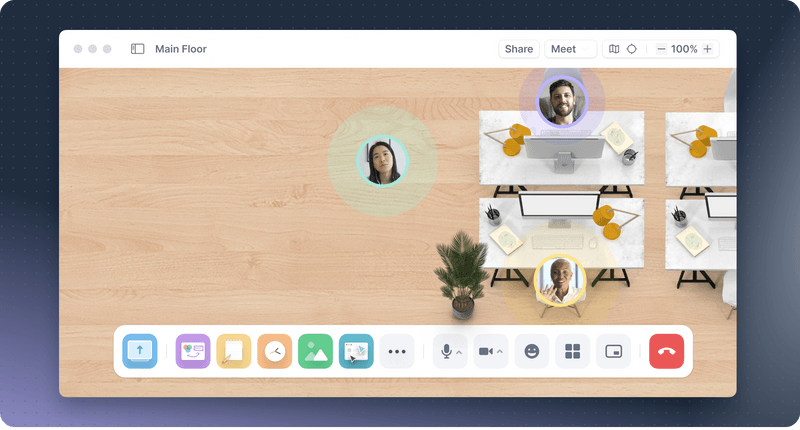 Virtual Office for Remote Team Collaboration | Teamflow