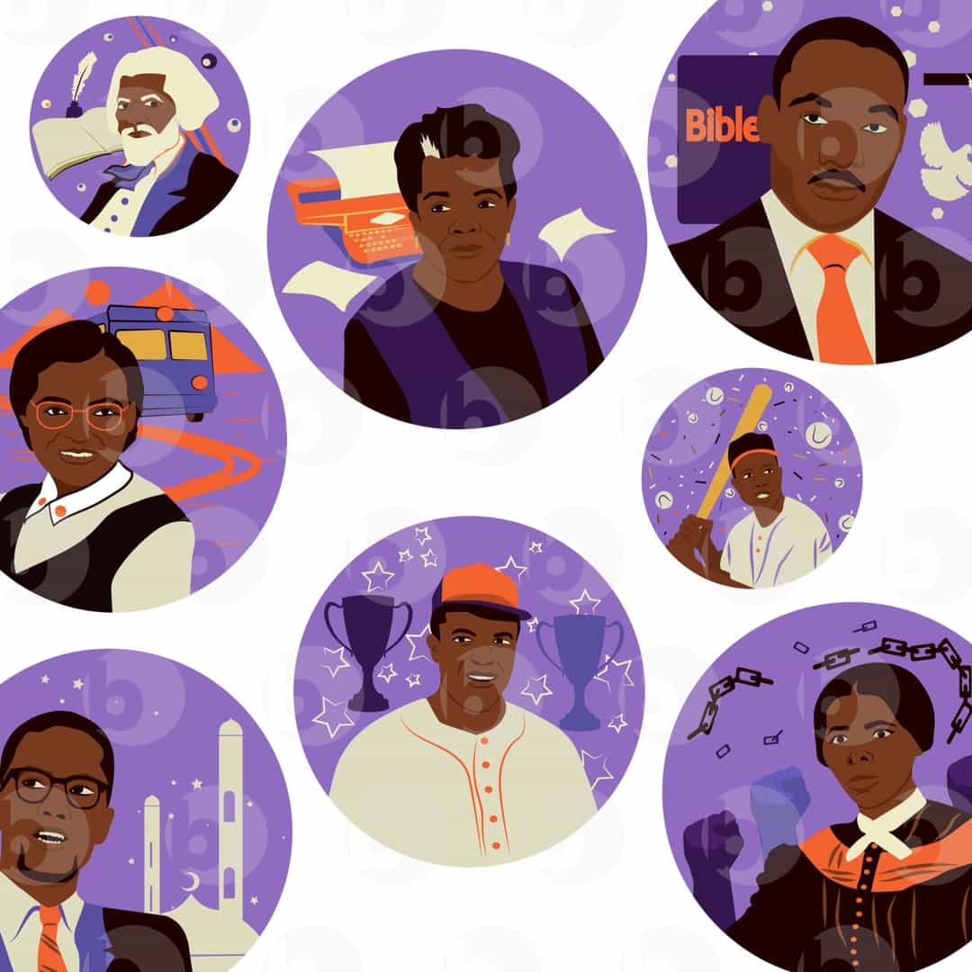 Black History Part I - Icons | Black Illustrations