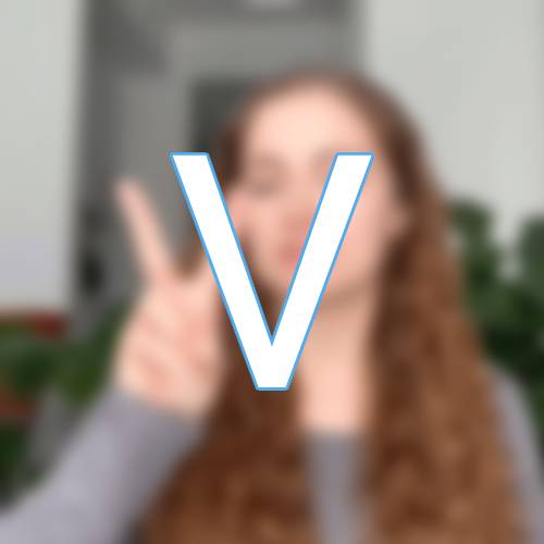 How to Sign the Letter V in Sign Language