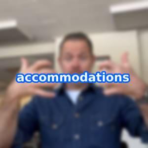 How To Sign Accommodations in Sign Language