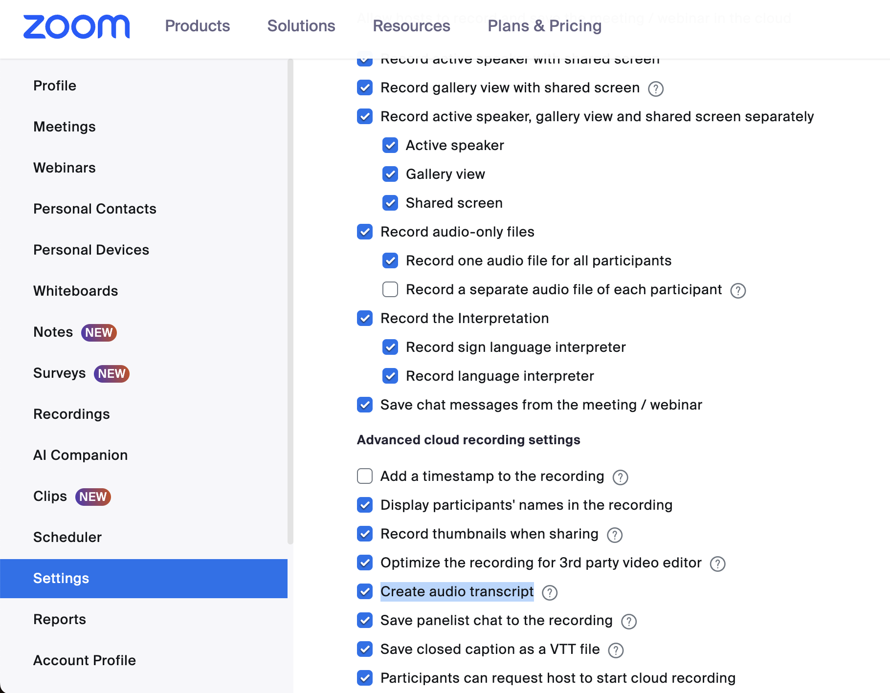 Cómo grabar sólo audio con Zoom