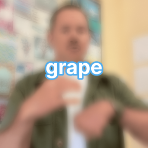 How to Sign “Grape” in Sign Language