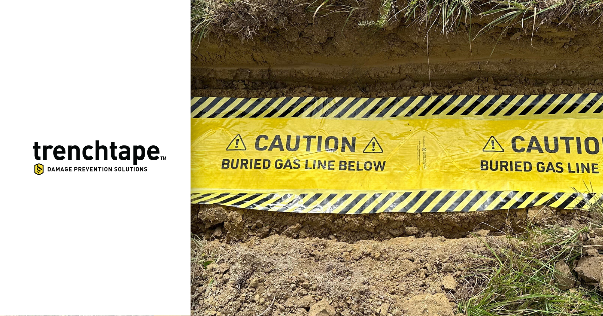 Trenchtape™ Underground Warning Tape | Damage Prevention