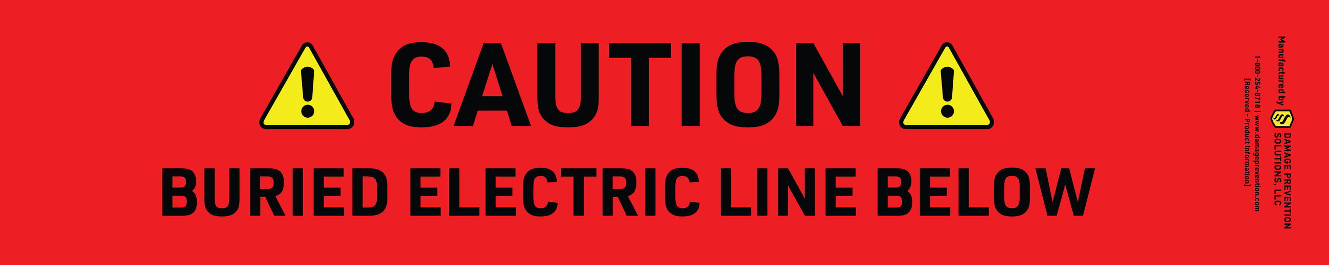 Signaltape® Underground Warning Tape | Damage Prevention
