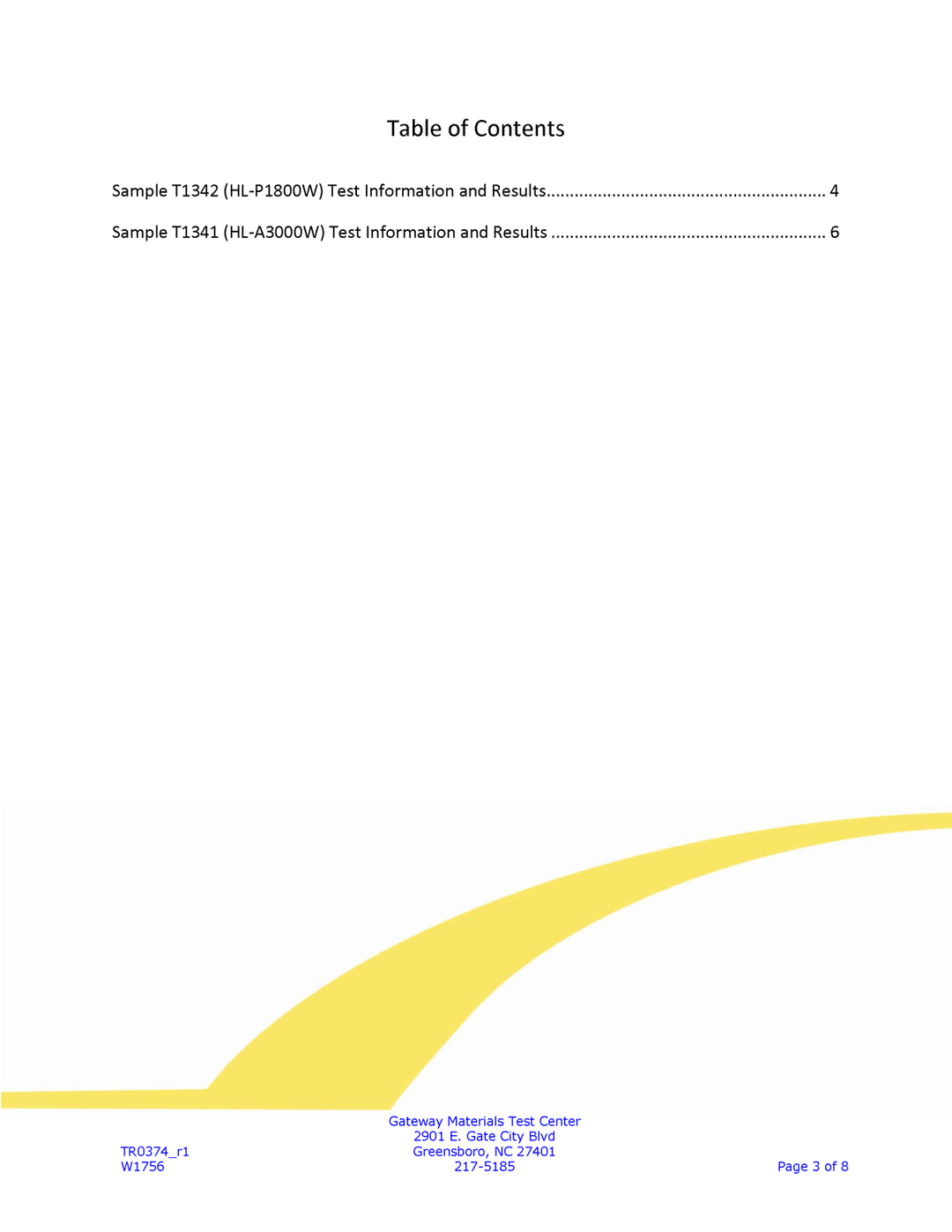 ASTM D6775 Test Report | Gateway Materials Test Center