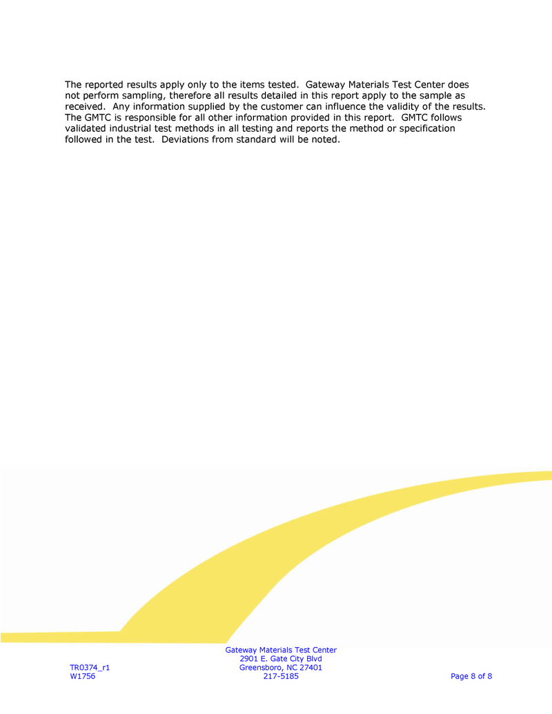 ASTM D6775 Test Report | Gateway Materials Test Center