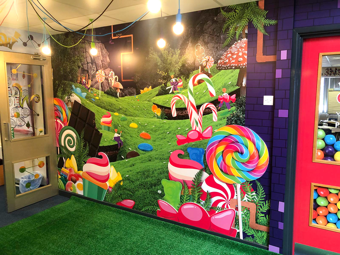 Charlie and the Chocolate Factory Wall Graphics