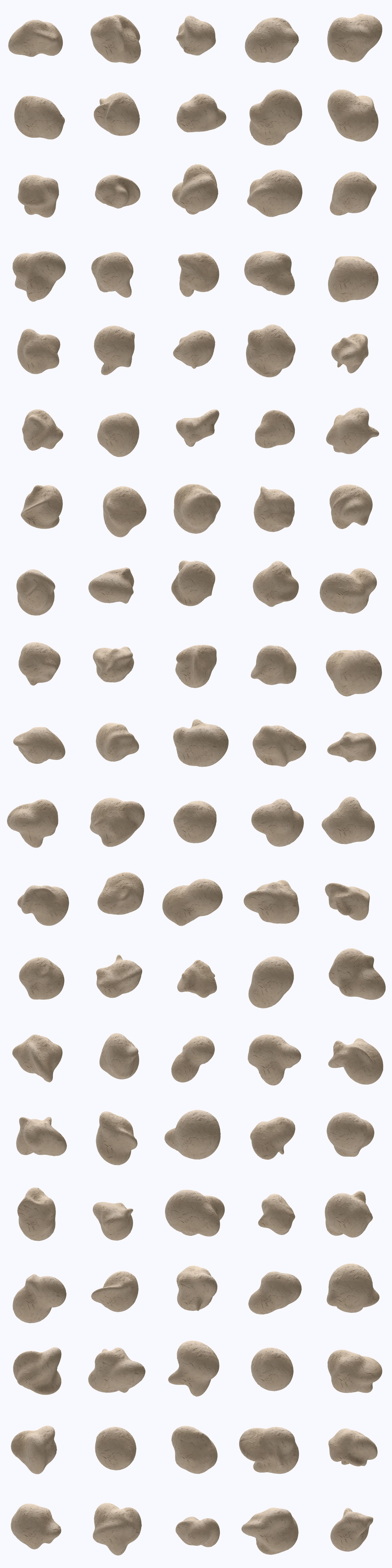 Shapefest™ | Sculpting Clay Hovering Blobs 3D Shape Pack
