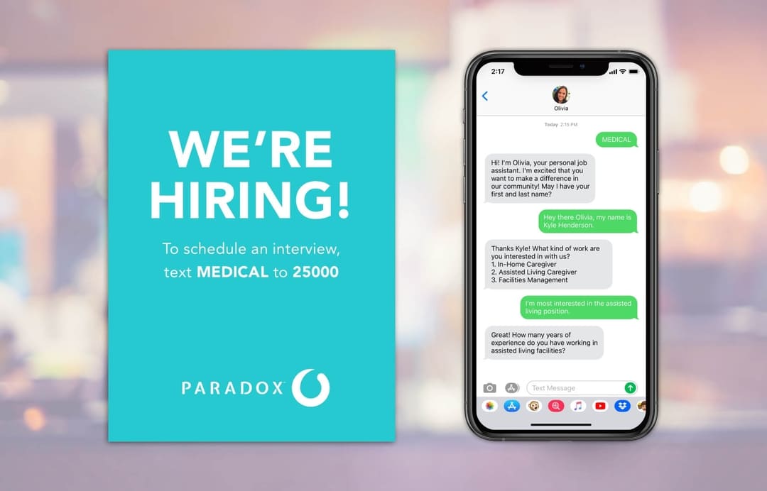 AI recruiting for the healthcare industry | Paradox